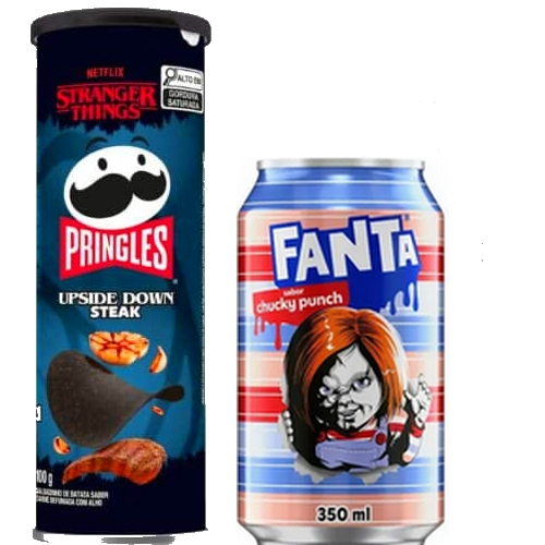 Kit Pringles Stranger-Things - Upside Down Steak + Fanta Mistério ...