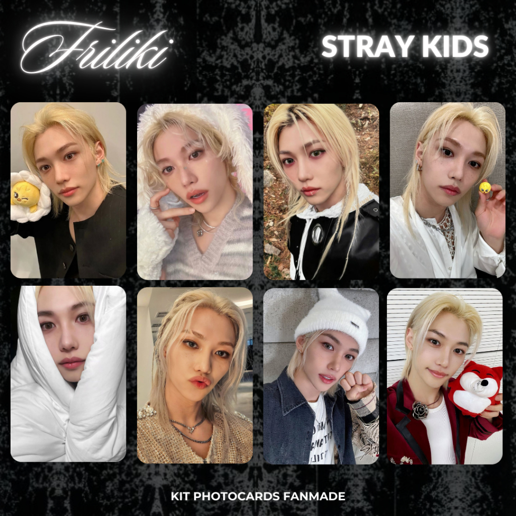 KIT PHOTOCARDS SKZ FELIX - FANMADE | Shopee Brasil