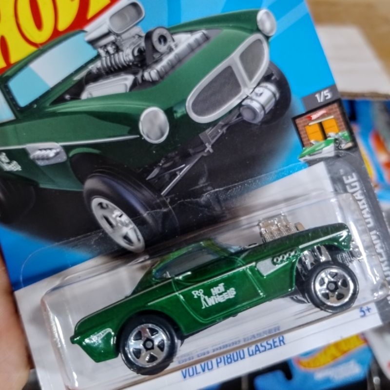 Hot Wheels Volvo P1800 Gasser Verde | Hw Dream Garage Legends Tour ...