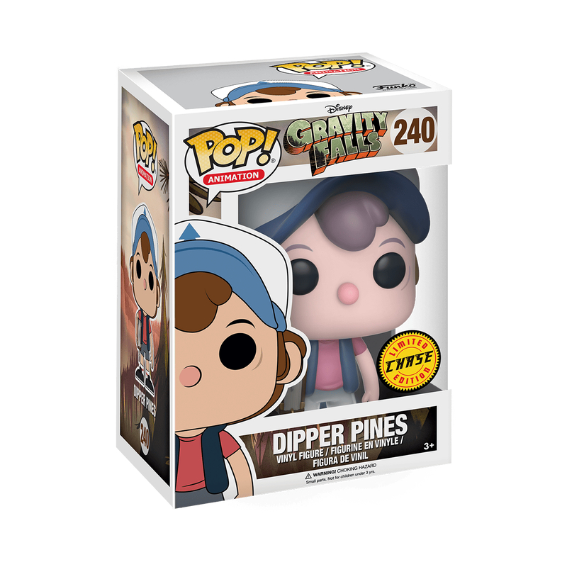 Funko Pop Dipper Pines Glow Chase 240 Disney Gravity Falls | Shopee Brasil
