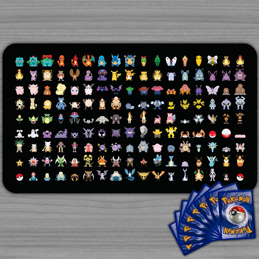 PLAYMAT POKÉMON TCG - 151 CLASSIC POKEMON | Shopee Brasil