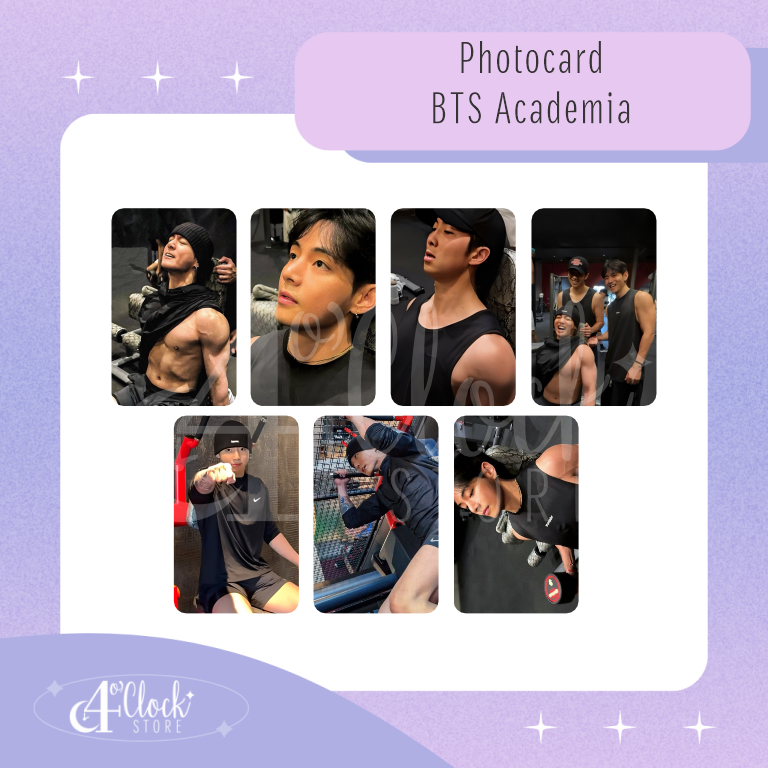 Photocard Fanmade BTS Academia RM/ Jin/ Suga/ J-hope/ Jimin / V ...