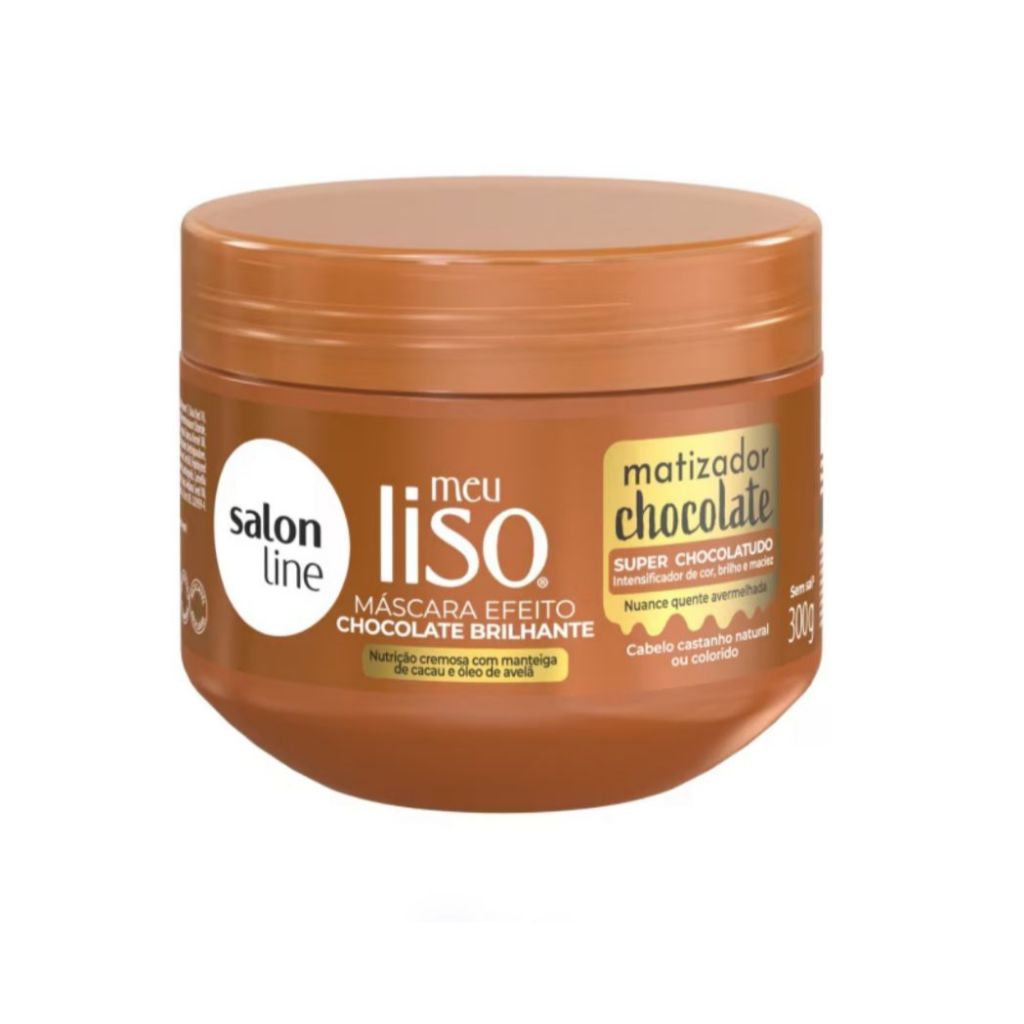 MATIZADOR CHOCOLATE MEU LISO SALON LINE 300G - SALON LINE | Shopee Brasil