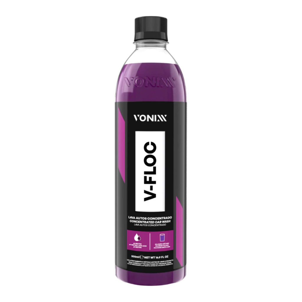 Shampoo Automotivo Lava Autos V-floc Concentrado Neutro Vonixx 500ML ...