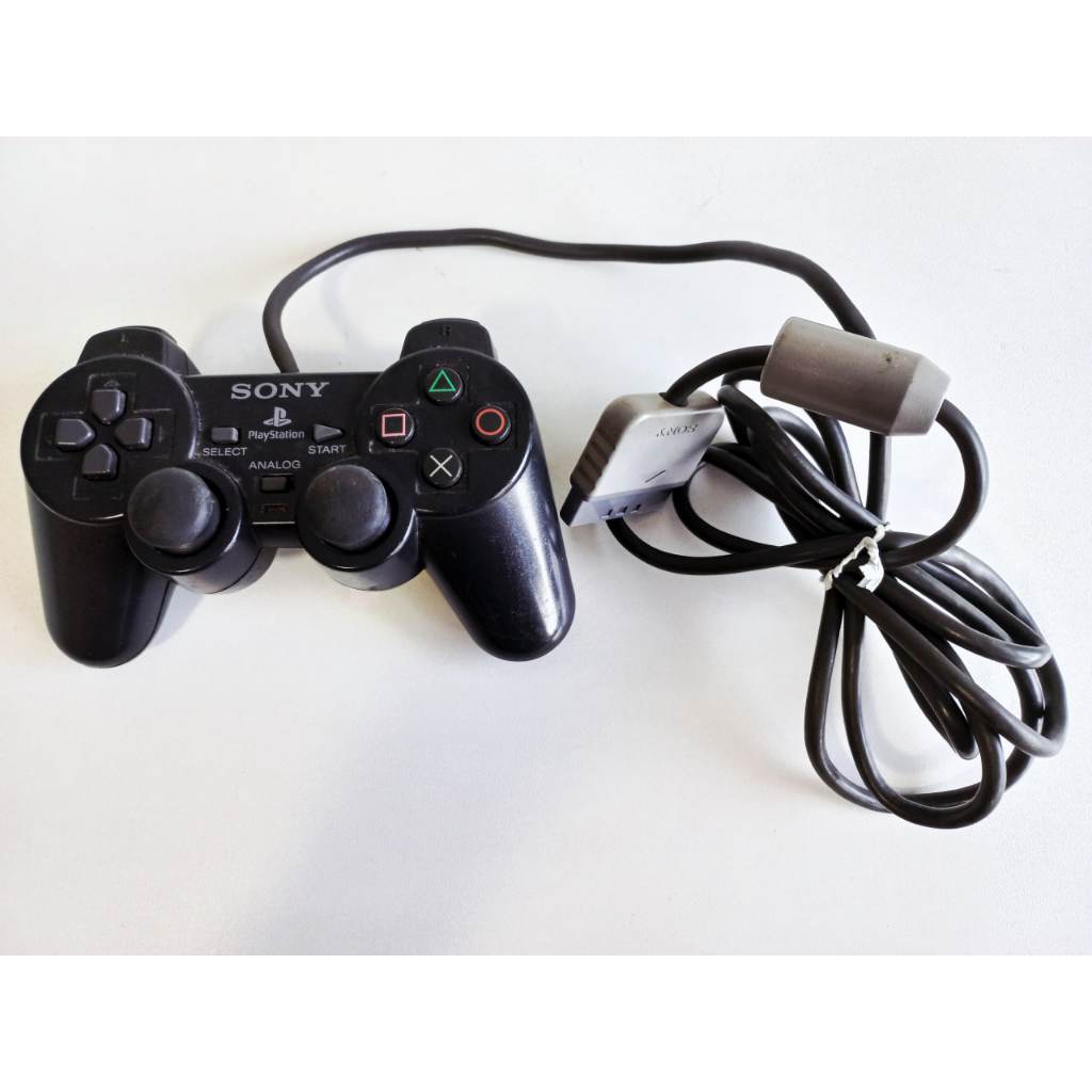 Controle PS1 Original Diamond Black Dualshock Série A Raro! | Shopee Brasil