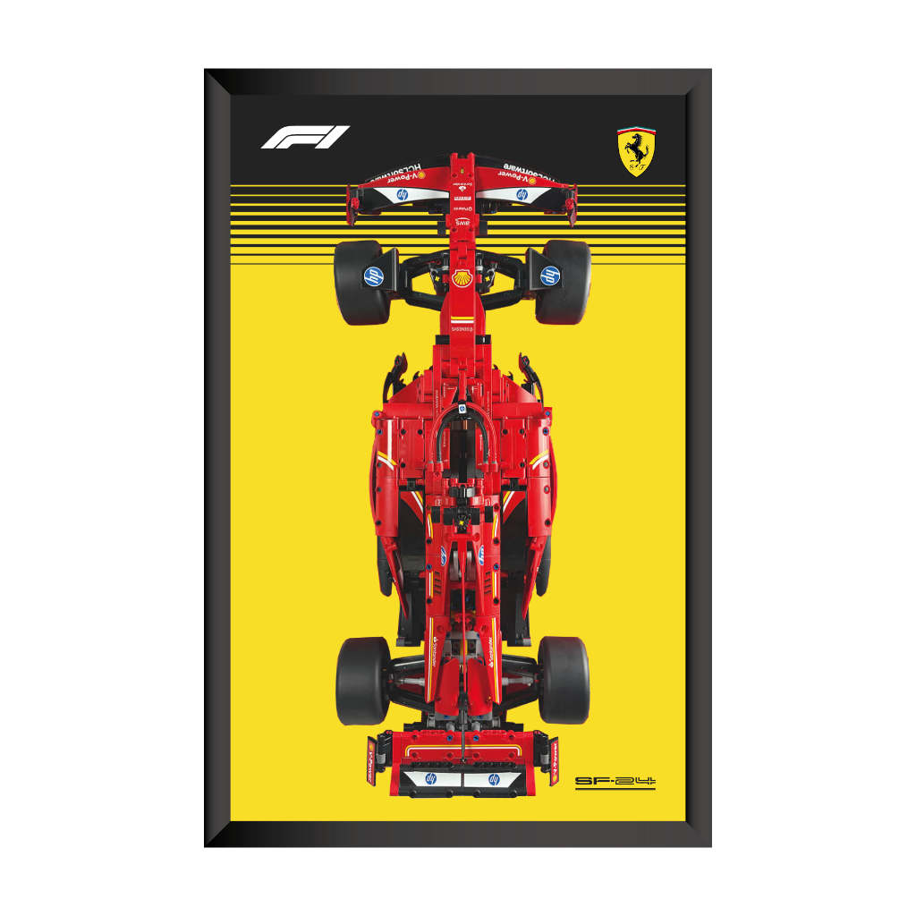 Quadro Decorativo Expositor Para Lego F1 Technic™ - Ferrari SF-24 F1 ...