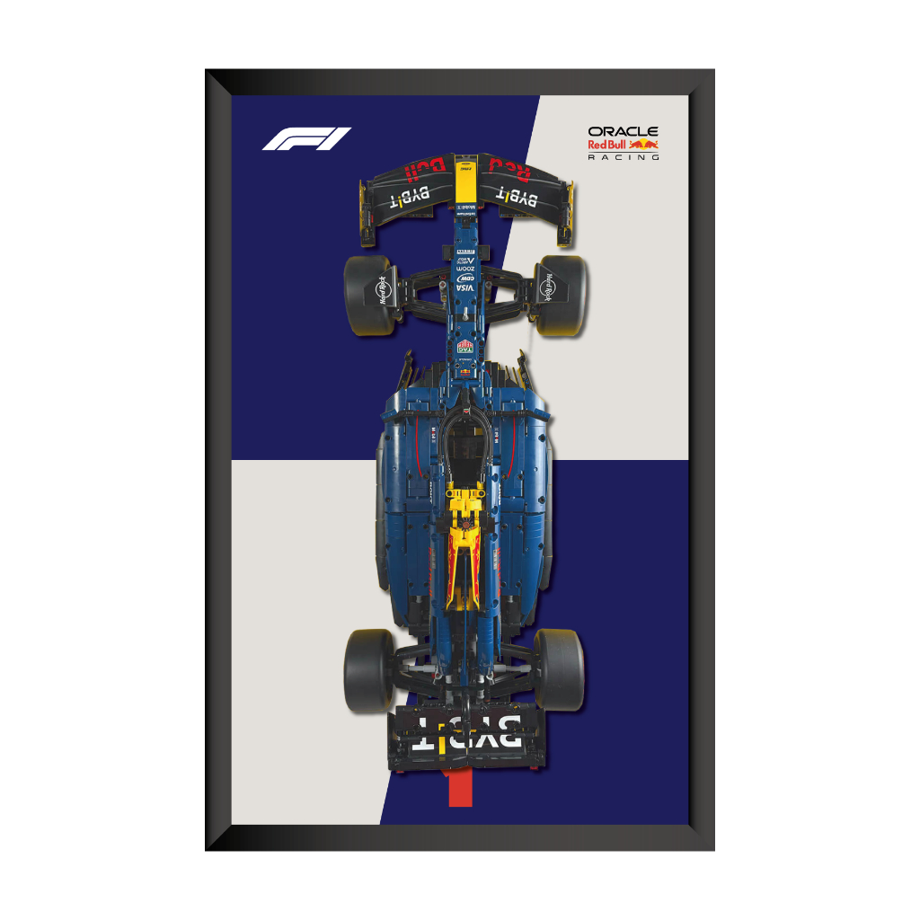 Quadro Decorativo Expositor Para Lego F1 Technic™ - Oracle Red Bull ...