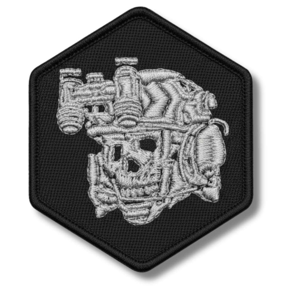 Patch Bordado SOLDADO SKULL - 6X7cm Ideal para Mochila militar ou mochila de academia | Shopee ...