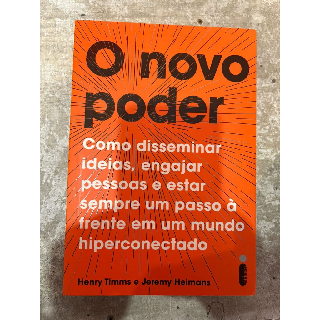 O Novo Poder - Henry Timms | Shopee Brasil