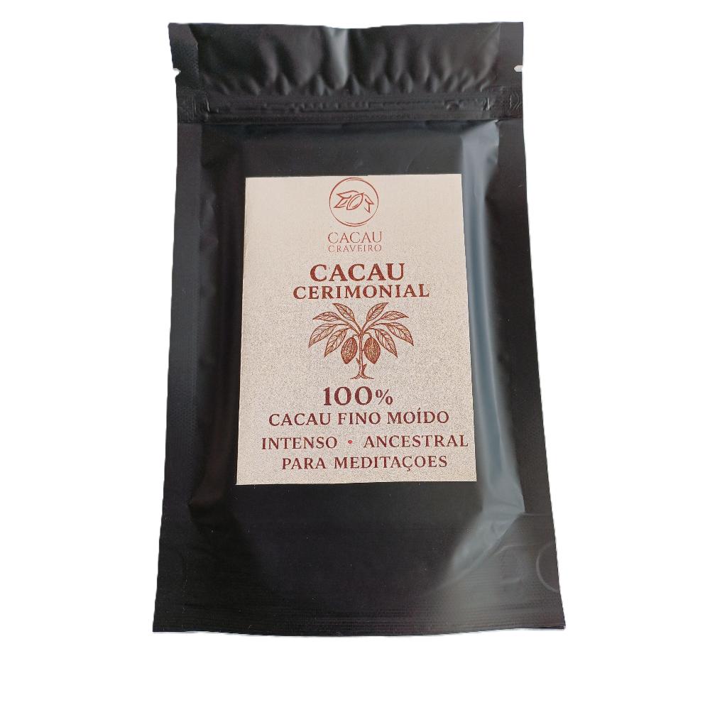 Cacau Cerimonial Medicinal 100% – Moído Fino | Ancestral para ...