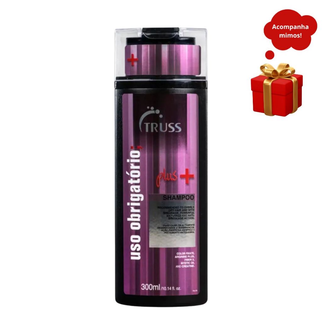 Truss Plus mais Shampoo Reconstrução Vegano 300ml | Shopee Brasil