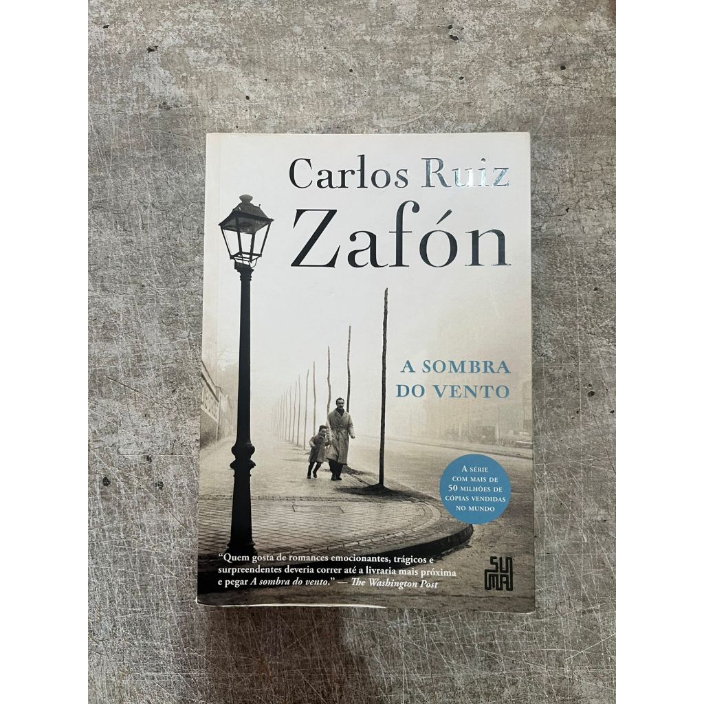 A Sombra do Vento - Carlos Ruiz Zafón | Shopee Brasil