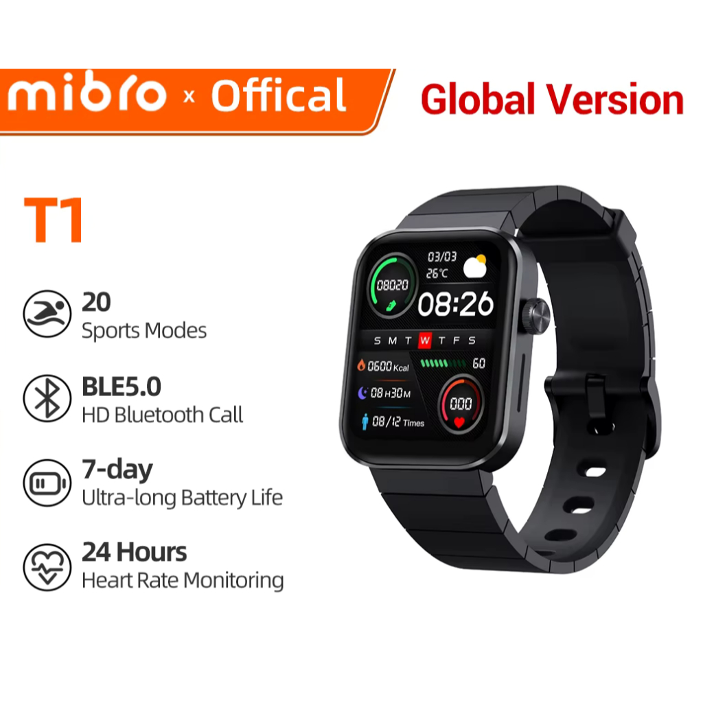 ⚡Xiaomi Mibro Watch T1 Smartwatch 1.6"AMOLED com GPS e chamadas,Relógio ...
