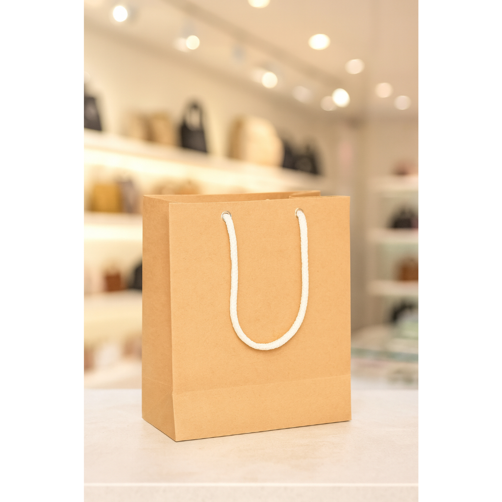 Sacolas Parda De Papel 10 a 50 Unidades Bolsa Festa Lembrancinha ...