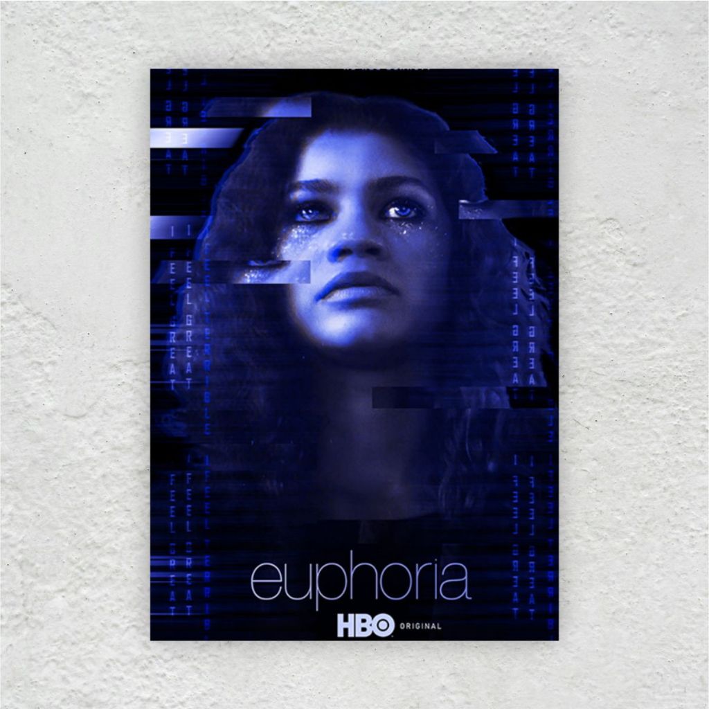 Placa decorativa / Série / Euphoria (25x18cm) - EP01 | Shopee Brasil