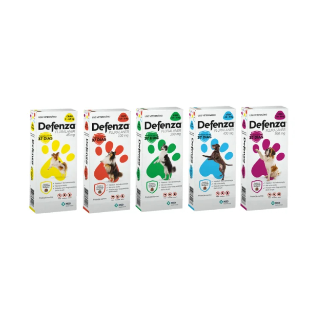 Defenza Antipulgas Carrapatos Sarnas MSD Cachorro | Shopee Brasil