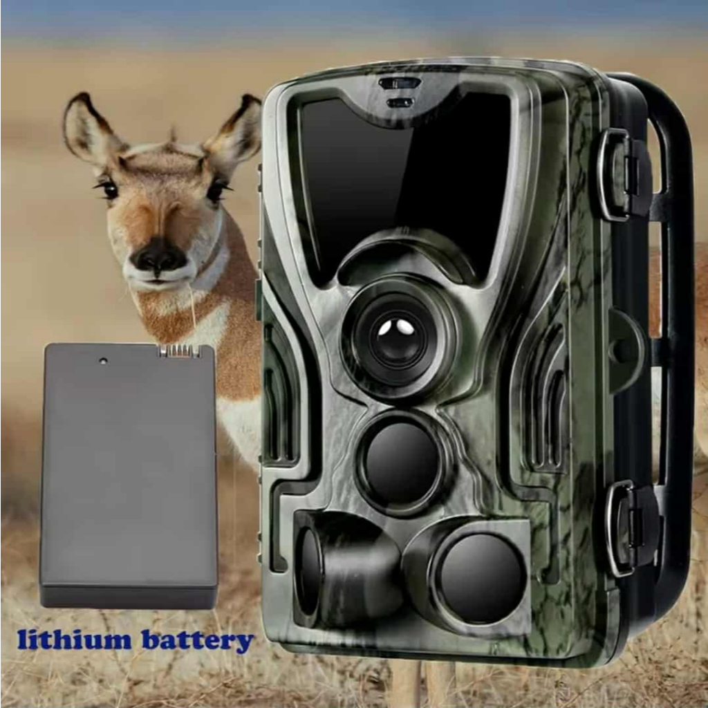 câmera tilha, caça, a bateria + micro sd 32gb | Shopee Brasil