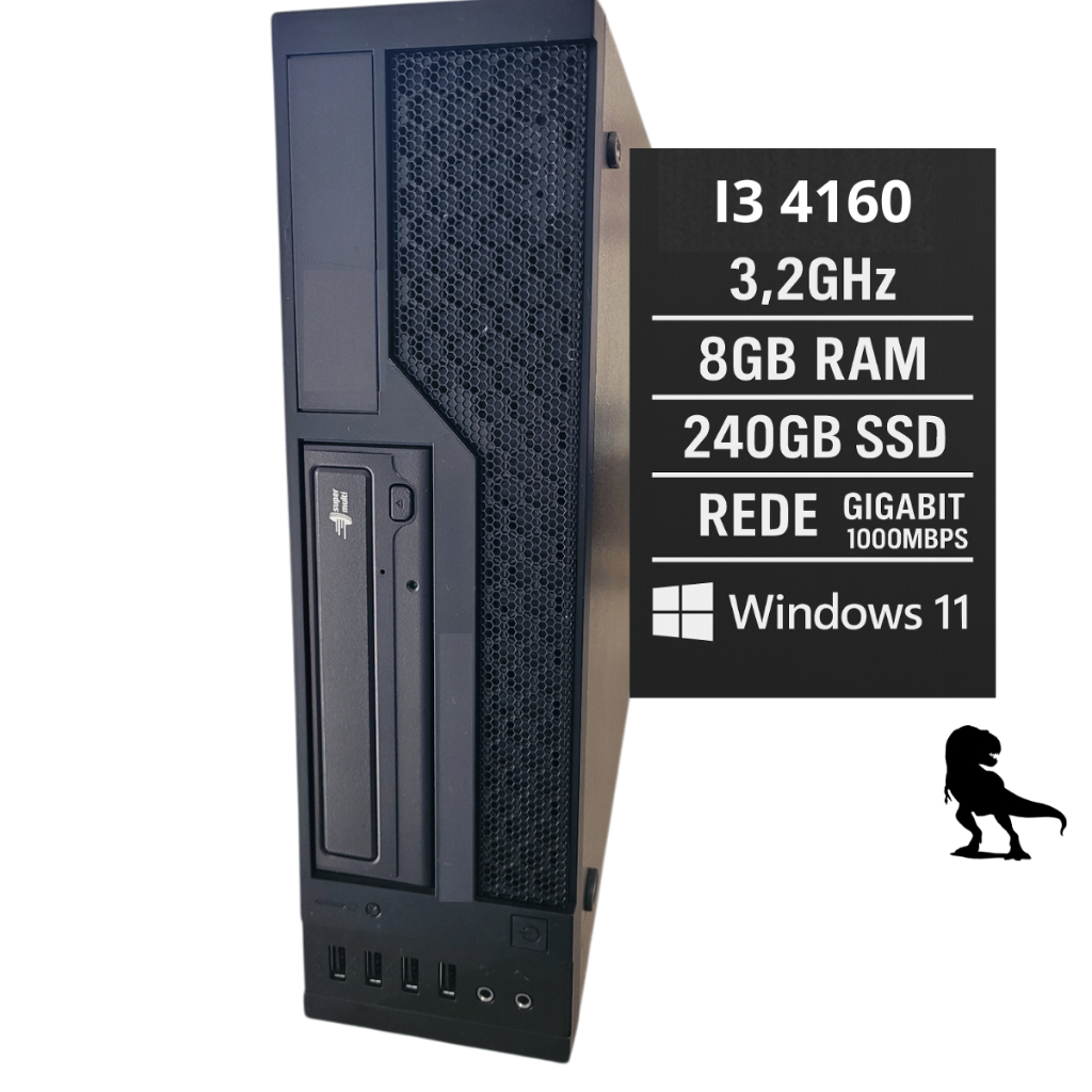 Computador PC CPU Intel Core i3 Pro SSD 240GB 8GB RAM Computador ...