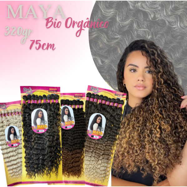Cabelo Cacheado Maya - Bio Orgânico | Shopee Brasil