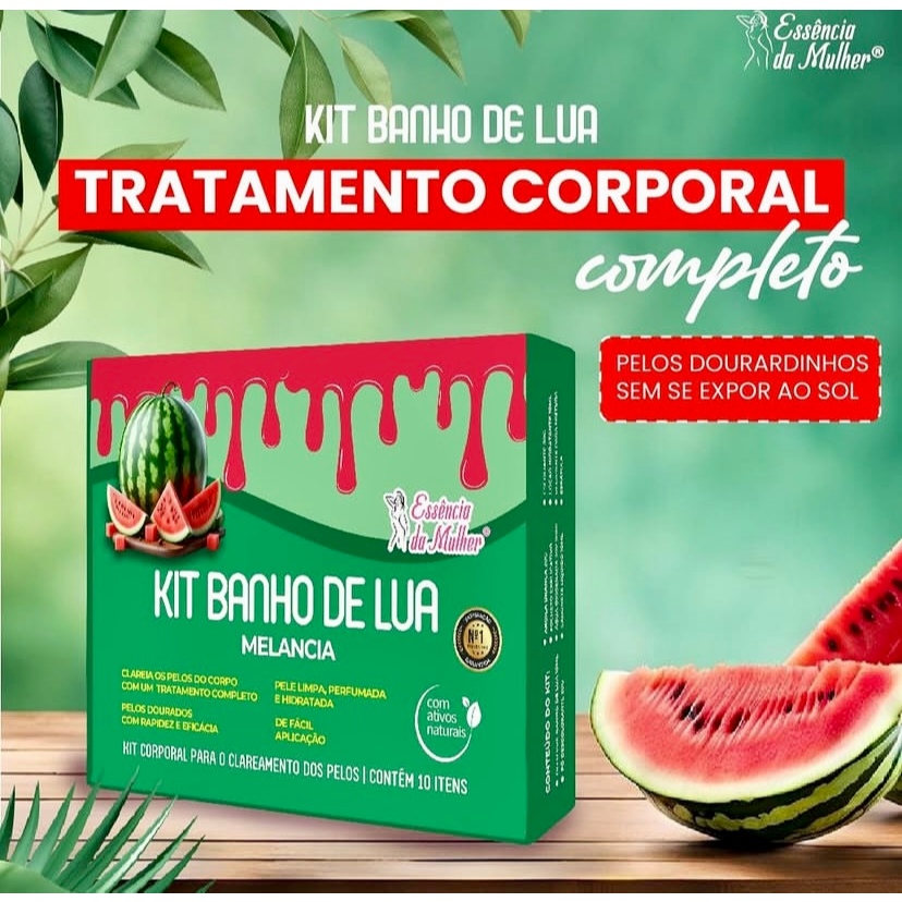 Kit Completo Banho de Lua ESSÊNCIA da MULHER / CONTÉM 10 ITENS | Shopee ...