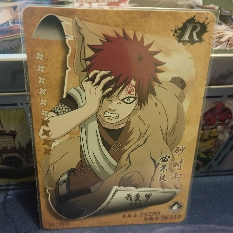 Carta do Gaara Com Enxaqueca - Naruto Card Game | Shopee Brasil