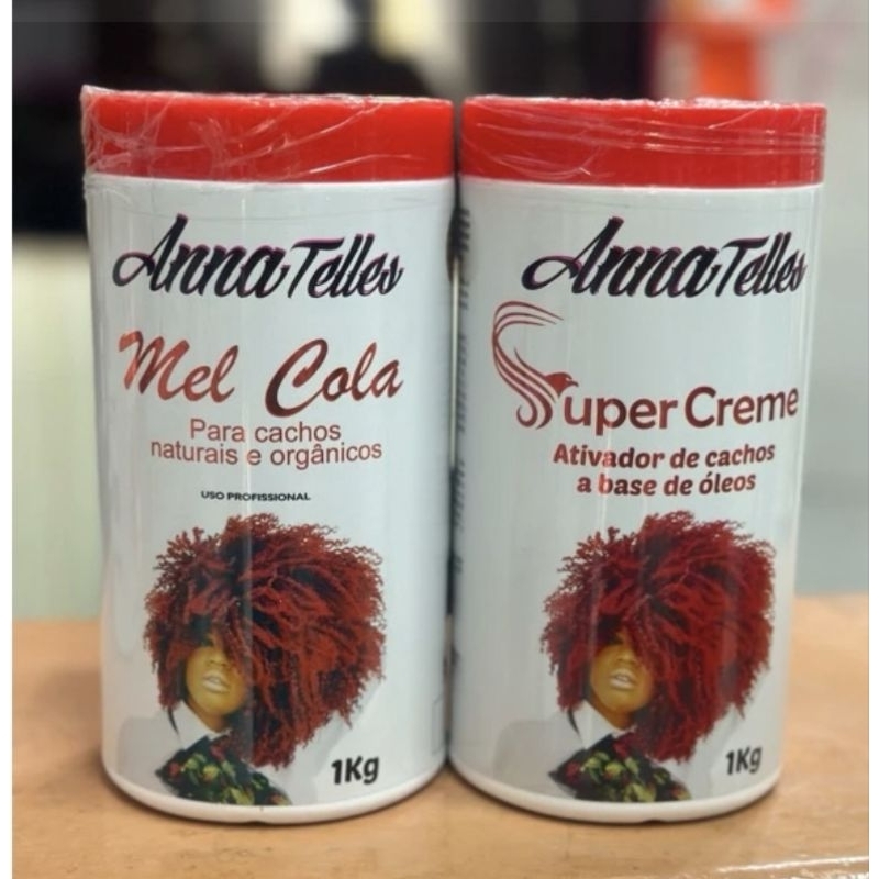 Kit Mel Cola Anna Telles 1k + Super Creme 1Kg | Shopee Brasil