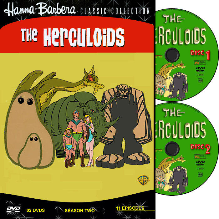 dvd Série Os herculoides Segunda Temporada Episódios Perdidos Desenho ...