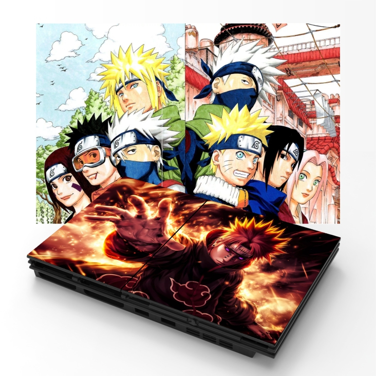 Skin para PS2 Slim - Naruto - Adesivo para Console e Controle. | Shopee ...