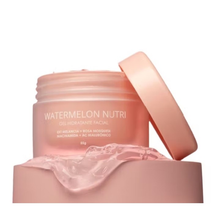 Watermelon Nutri - GEL HIDRATANTE FACIAL Glam Beauty 55g | Shopee Brasil