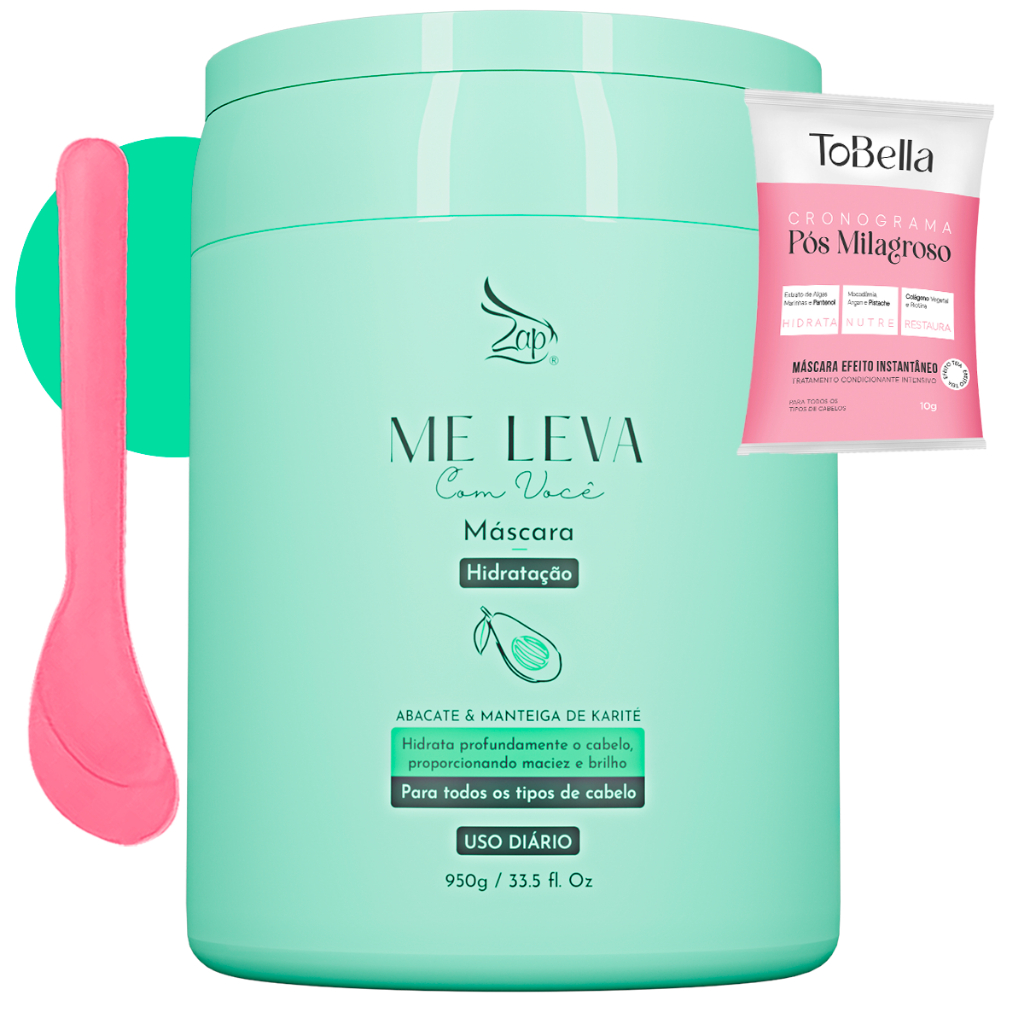 Zap Me Leva Com Você Máscara Hidratação Babosa Vitamina A E | Shopee Brasil