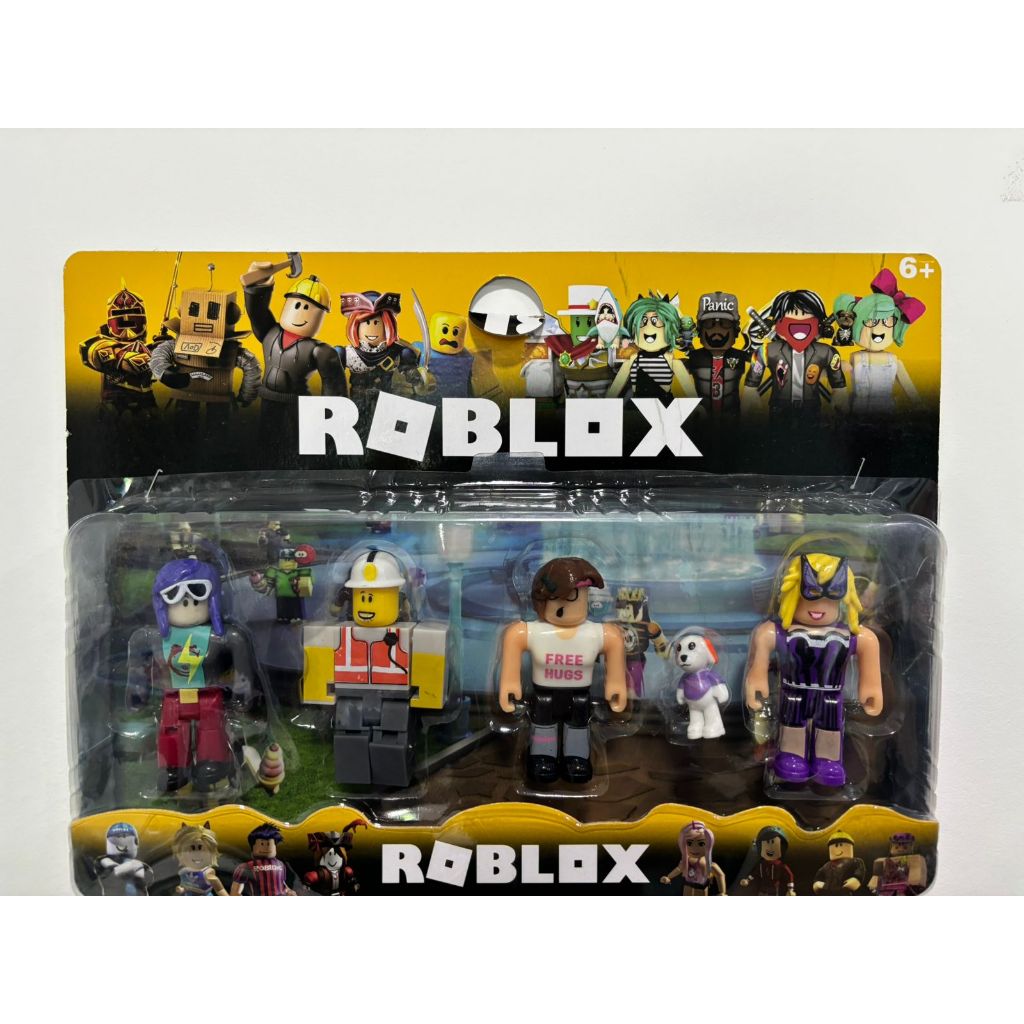 Bonecos Roblox Articulados Kit com 4 Personagens e Acessorios Brinquedo ...