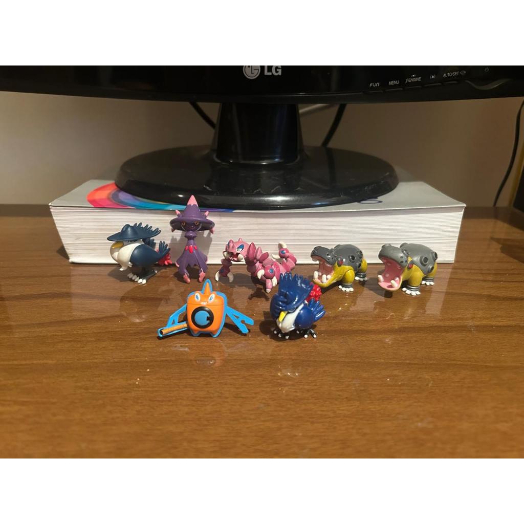 Bonecos Figure Pokemon - Honchkrow, Mismagius, Hippowdon, Drapion e ...