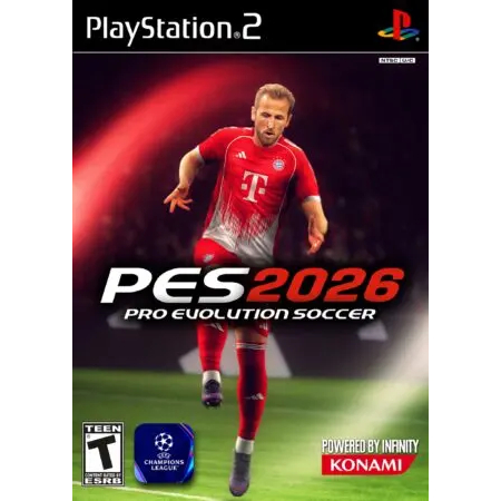 PS2 PES 2026 JrPlay (Setembro 2025) + Capa Acrilica + Capa Impressa ...
