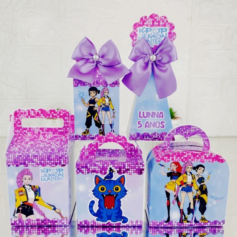 Kit Caixinhas Guerreiras do K-pop / Kpop - Lembrancinhas Personalizadas ...