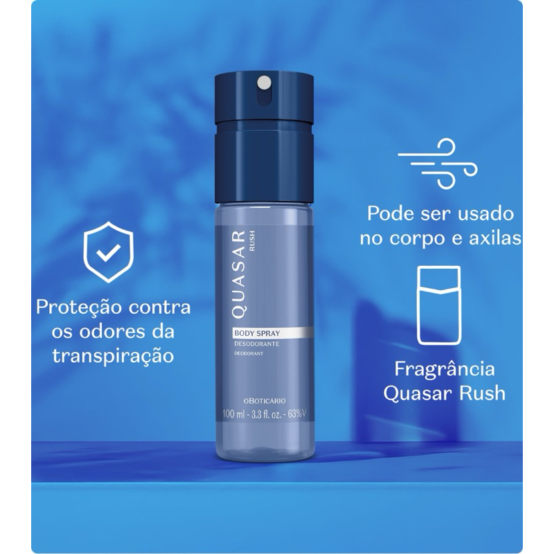 Body Splash Masculino O Boticário | Shopee Brasil