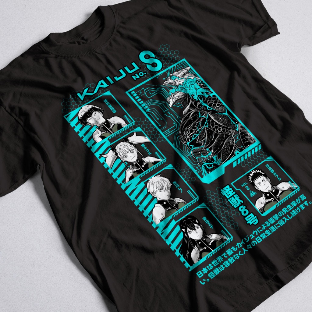 Camiseta Kafka Shoshiro Mina Reno anime Kaiju n 8 | Shopee Brasil