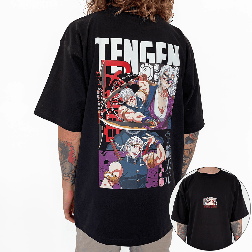 Camiseta Basica e OVERSIZED demons slayer Tengen Uzui Nostalgia Graphic ...