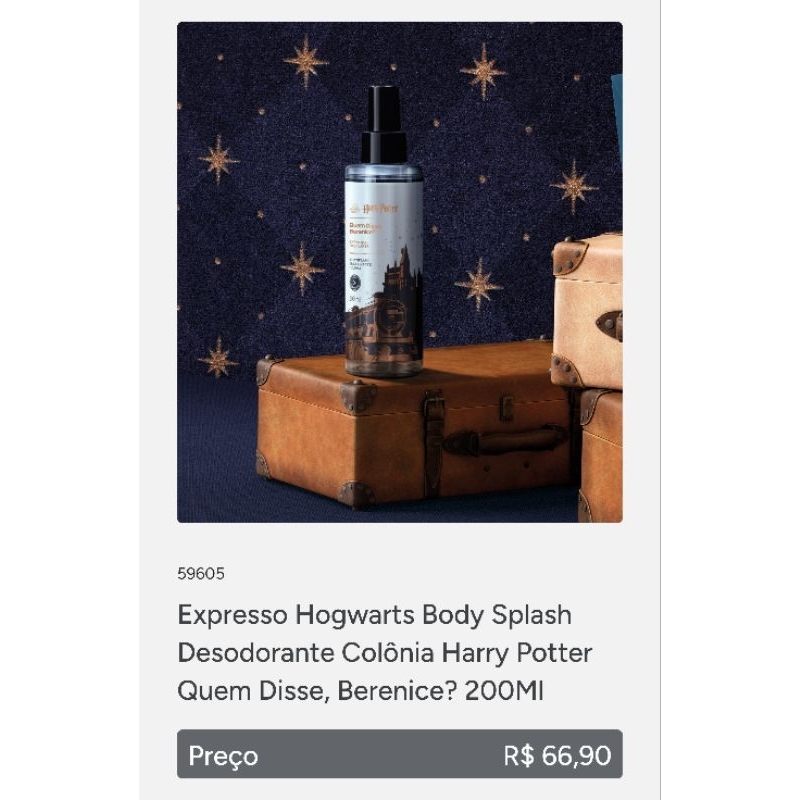 Body Splash Harry Potter | Shopee Brasil