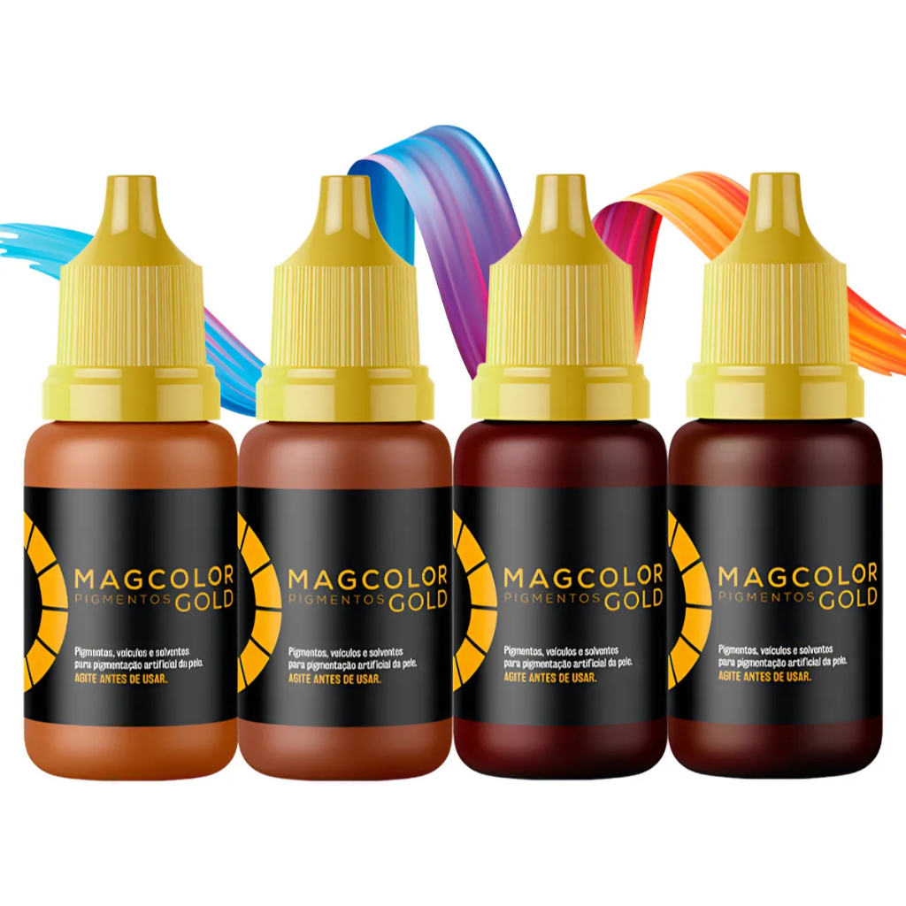 PIGMENTO MAG COLOR PIGMENTOS GOLD | Shopee Brasil