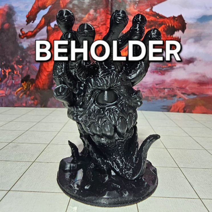 Miniatura RPG Observador Beholder Criatura d&d DnD Dungeons and dragons ...