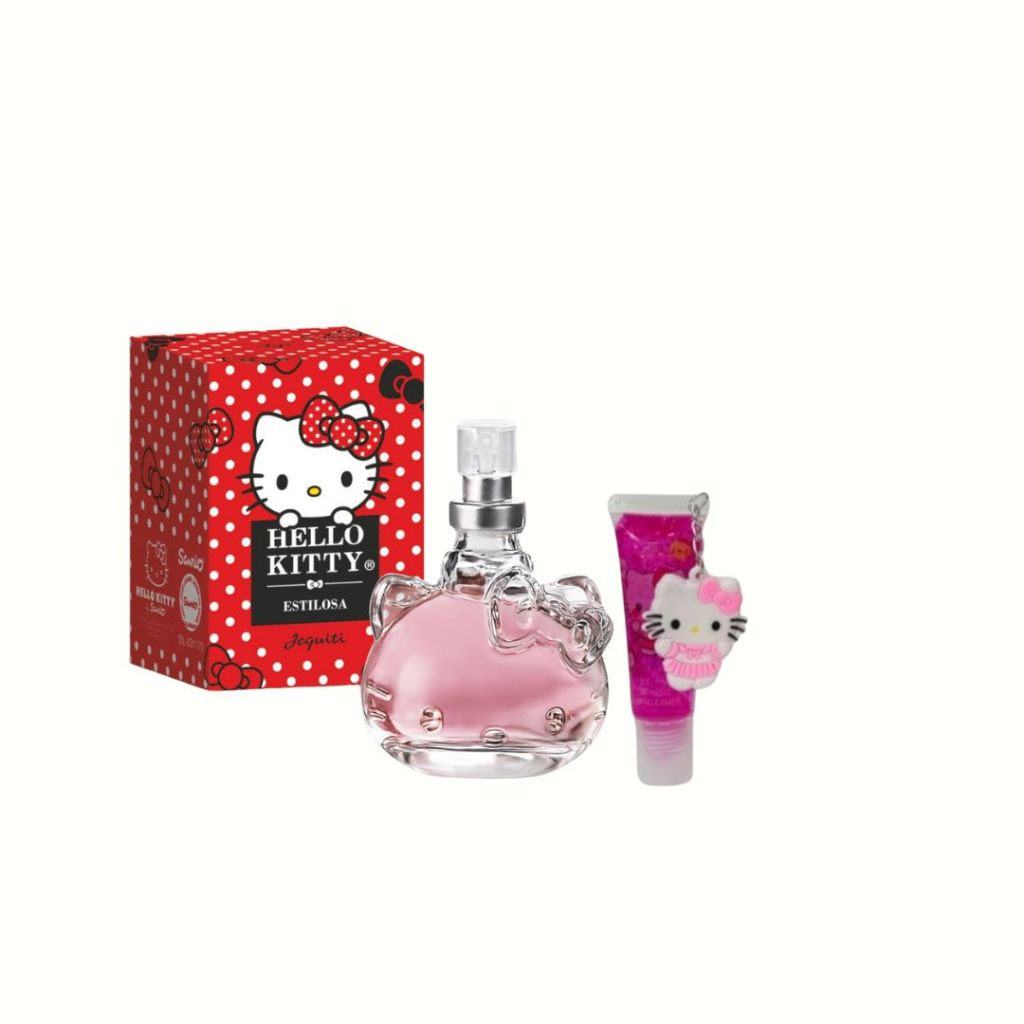 Kit Hello Kitty 1 Perfume Hello Kitty Estilosa 25 ml + 1 Gloss Hello ...