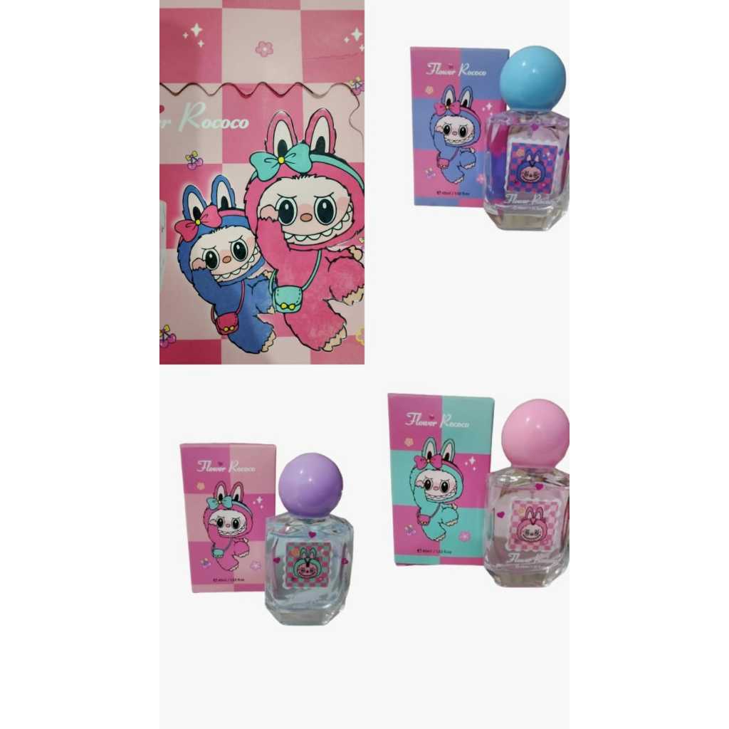 PERFUME LAFUFU INFANTIL LABUBU 45ml VIDRO 3 CORES | Shopee Brasil