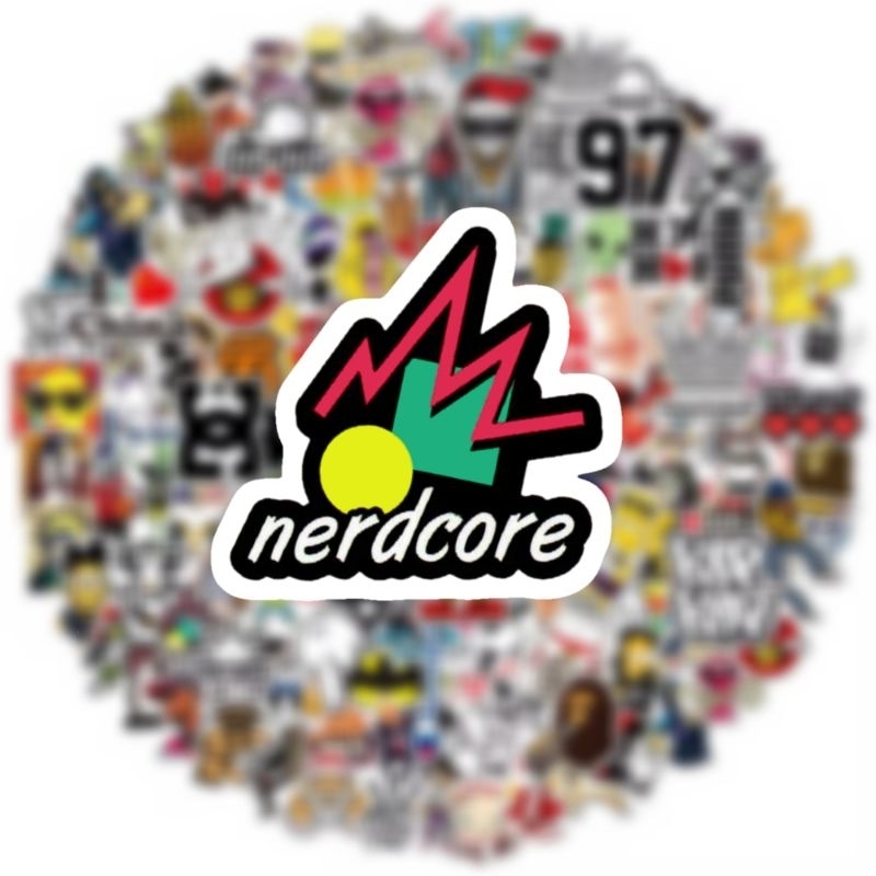 Adesivo Vinil Fosco Nerdcore | Shopee Brasil