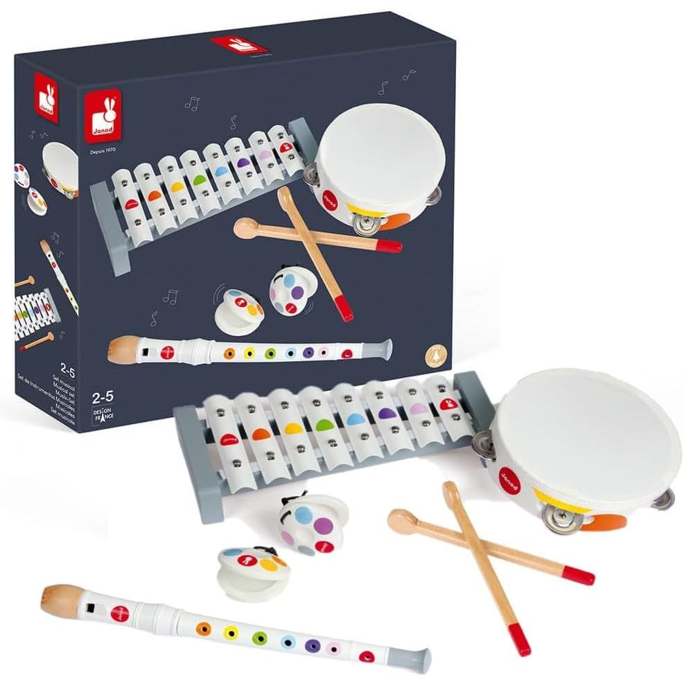 Meu Primeiro Conjunto Musical 4 em 1 Confetti | Shopee Brasil
