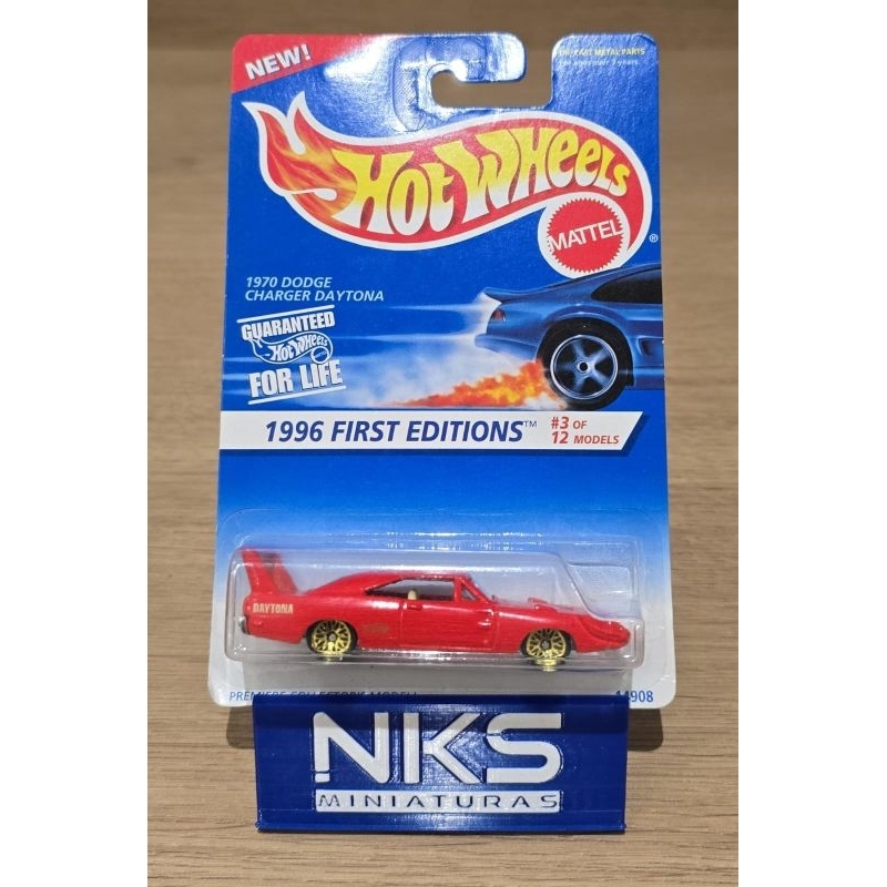 Hot Wheels Dodge Charger Daytona First Editions Vermelho Rodas LW ...