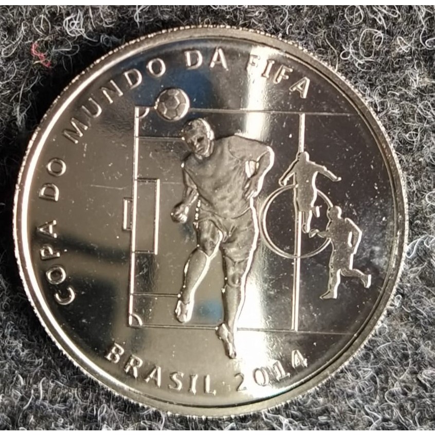 JR-2394 Moeda 2 Reais 2014 - Copa do Mundo da FIFA 2014 - A Cabeçada ...