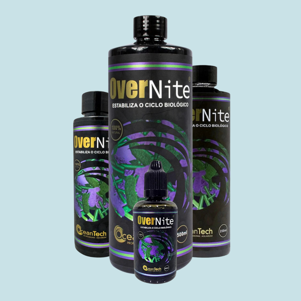 OceanTech OverNite Remove Nitrito e Amônia 50mL, 120mL 250mL e 500mL ...