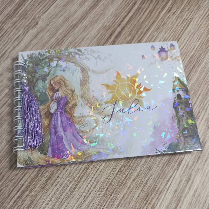 Caderno 15 anos A5 Rapunzel | Shopee Brasil