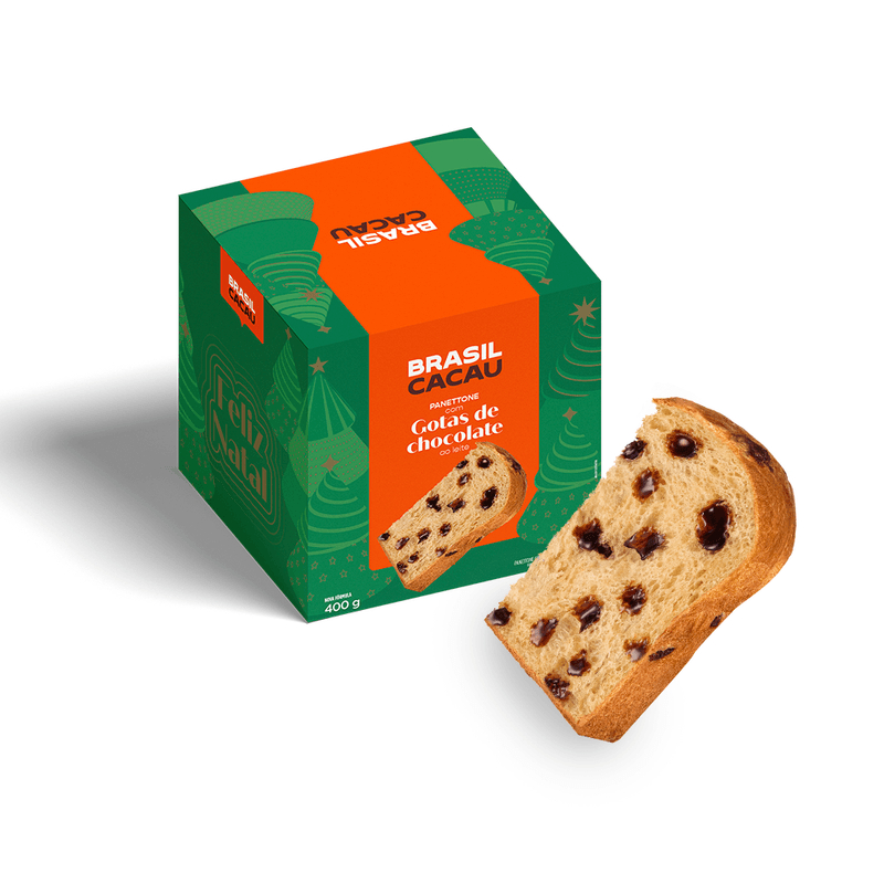 Panettone Gotas 400g Brasil Cacau | Shopee Brasil