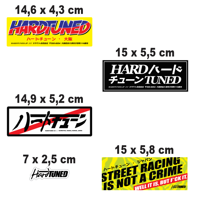 adesivos hard tuned japan slaps stickers jdm street racing | Shopee Brasil